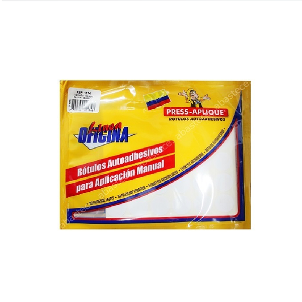 Rótulos Autoadhesivos Circulares Blanco 1174 19mm Press-Apli