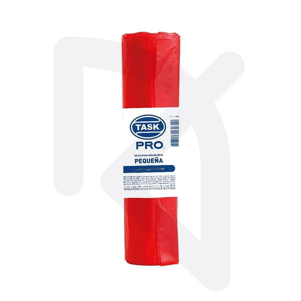 Rollo Bolsa Roja Caneca Task Pro 40*55cm X 10 Und
